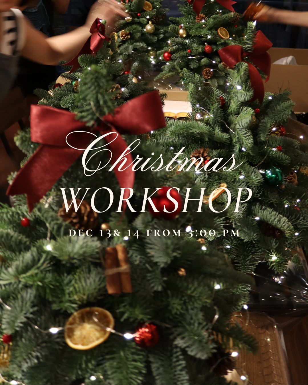 Mini Christmas Tree Workshop – Le Pastel Ribbon
